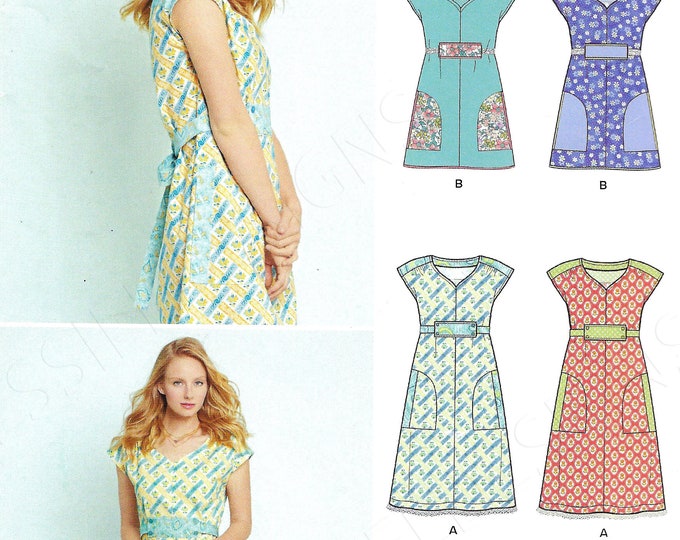 Uncut New Look Sewing Pattern 874 6460 OOP Dress or Top Pattern Sz Xs ...