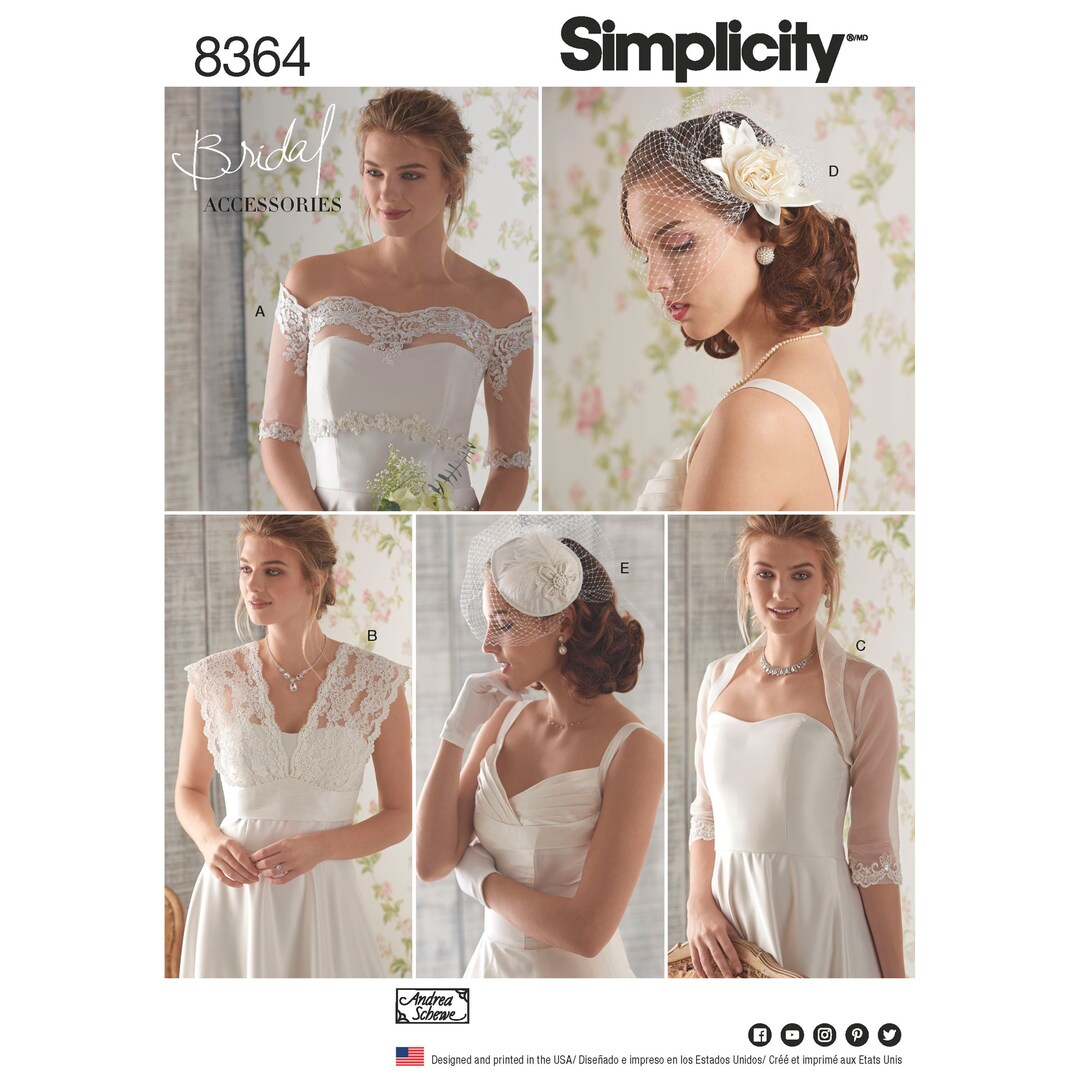 Uncut Simplicity 0638 8364 Sewing Pattern, Coverups, Fascinator, Hat ...