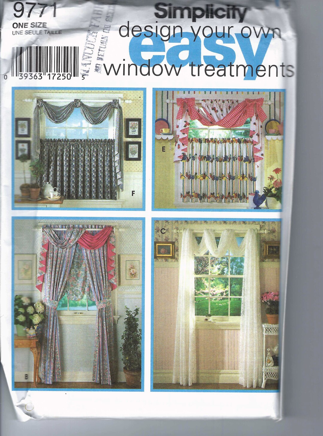 Uncut Vintage Simplicity Sewing Pattern 9771 Sewing Patterns Window ...