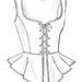 Uncut Butterick Sewing Pattern 4669 Laced Corsets With Peplum ...