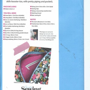 Uncut Simply Sewing Pattern the Bowling Bag Pattern FF - Etsy
