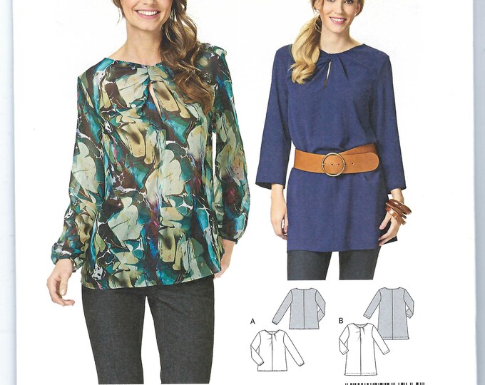 Uncut Burda Sewing Pattern 6566 Misses' Blouse Size 8-20 - Etsy