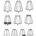 Uncut Misses' Skirts in Three Lengths - Simplicity 1369 Size 6-14 14-22 ...