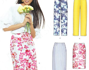 Uncut New Look Sewing Pattern 6434 Easy Tops Blouses Sewing Pattern ...