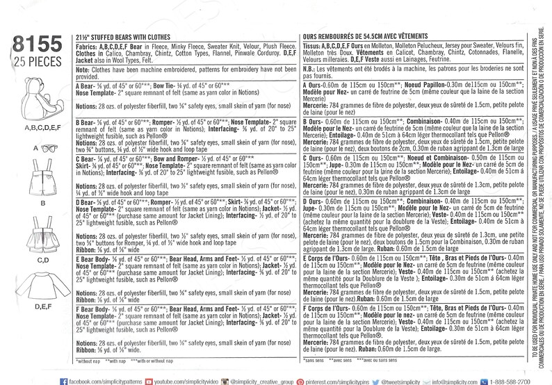 Uncut Simplicity Sewing Pattern 8155 Elaine Heigl Designs 21 - Etsy