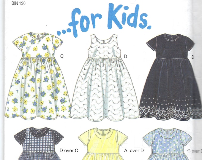 Uncut Vintage New Look Sewing Pattern 6850 Girls Dress - Etsy