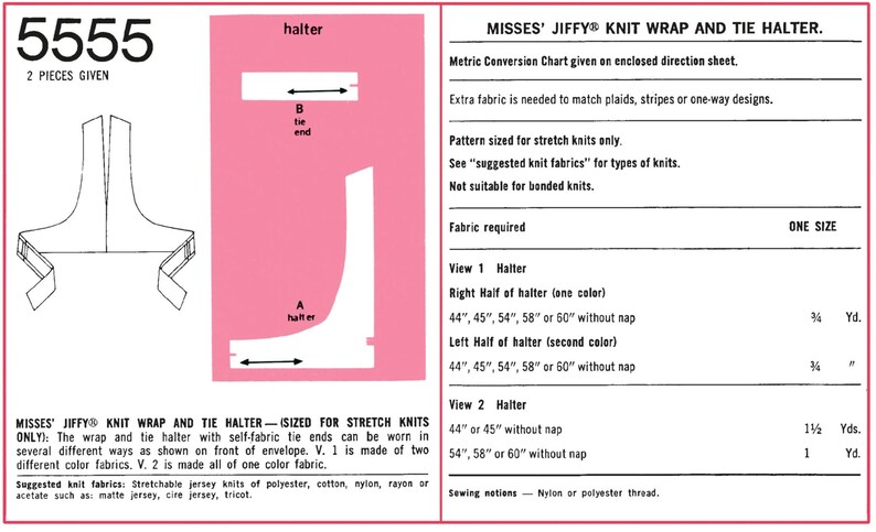 Uncut Simplicity Sewing Pattern 5555 Misses' Vintage Jiffy | Etsy