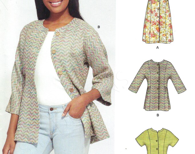Uncut New Look Sewing Pattern 10079 6607 Misses' Mini Dress , Tunic and ...