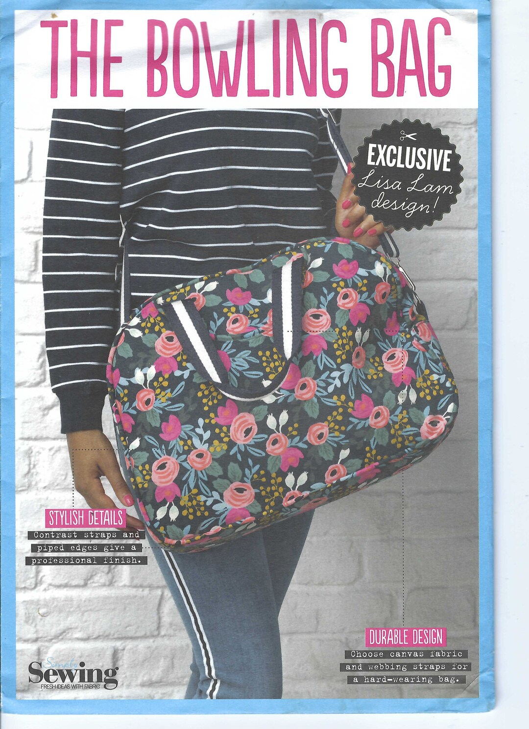 Uncut Simply Sewing Pattern the Bowling Bag Pattern FF - Etsy