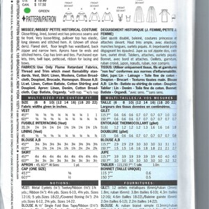 Uncut Butterick Sewing Pattern 6196, Misses'/misses' Petite Historical ...
