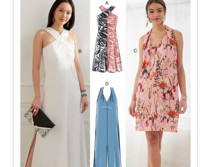 Uncut Misses' Loose-fitting Dresses - Easy Sewing Pattern - Mccall's ...