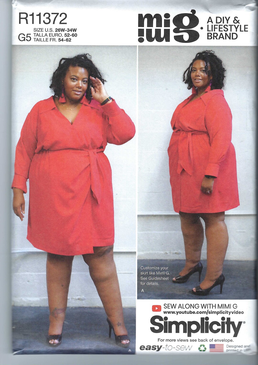 Uncut Simplicity Sewing Pattern Women's Dresses Simplicity Sewing Pattern 11447 11372 9540 Size ...