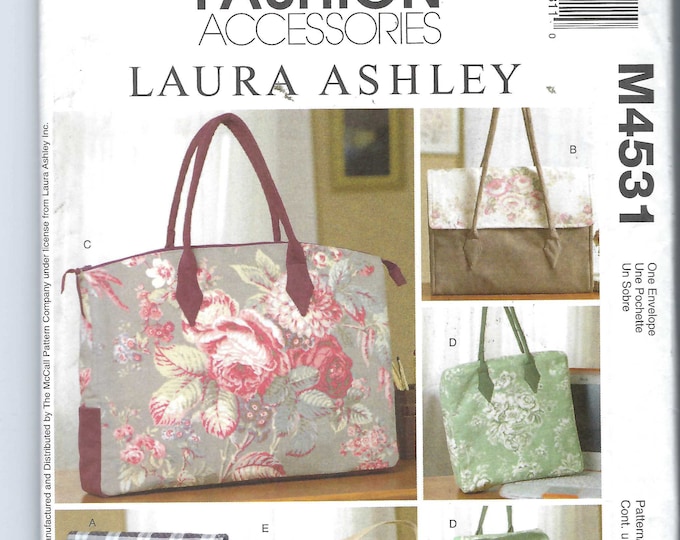 UNCUT Mccalls Sewing Pattern 4531 Business Bags by Laura - Etsy