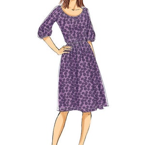 Uncut Butterick Sewing Pattern B6451 6451 Misses' Gathered, Blouson ...