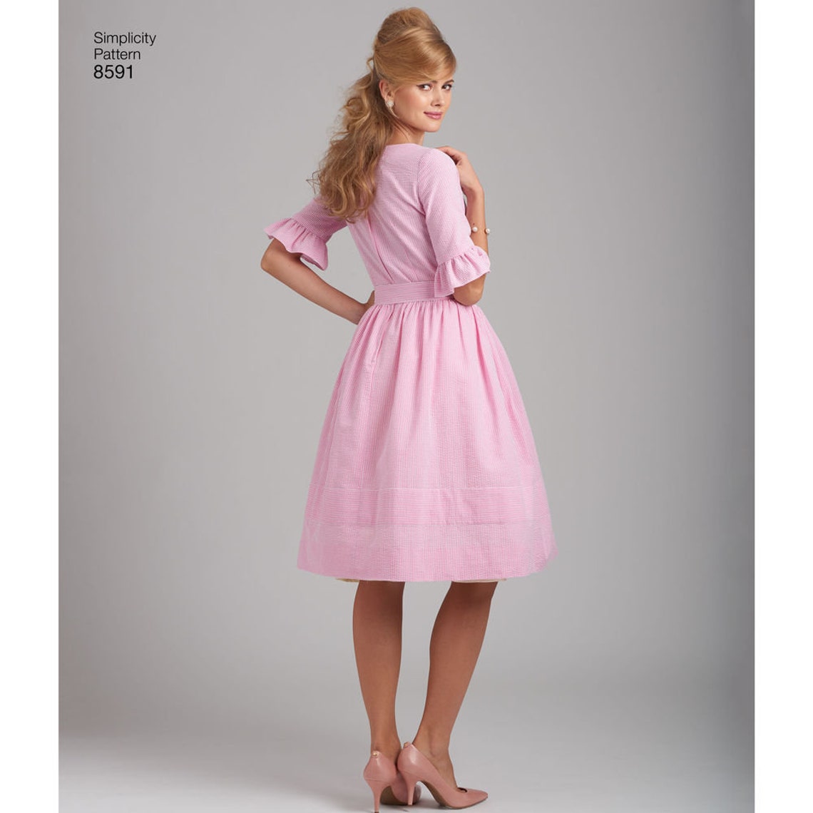 Uncut Simplicity 10388 8591 Sewing Pattern, Retro 1960s Dress - Vintage ...