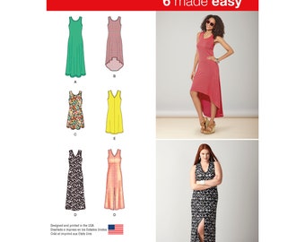 Uncut Simplicity Sewing Pattern 987 10706 10748 8738 0219 Misses' Knit ...