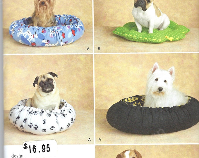 Uncut Simplicity Sewing Pattern 2297 Dog Beds in 2 Styles/pet Beds/cat ...