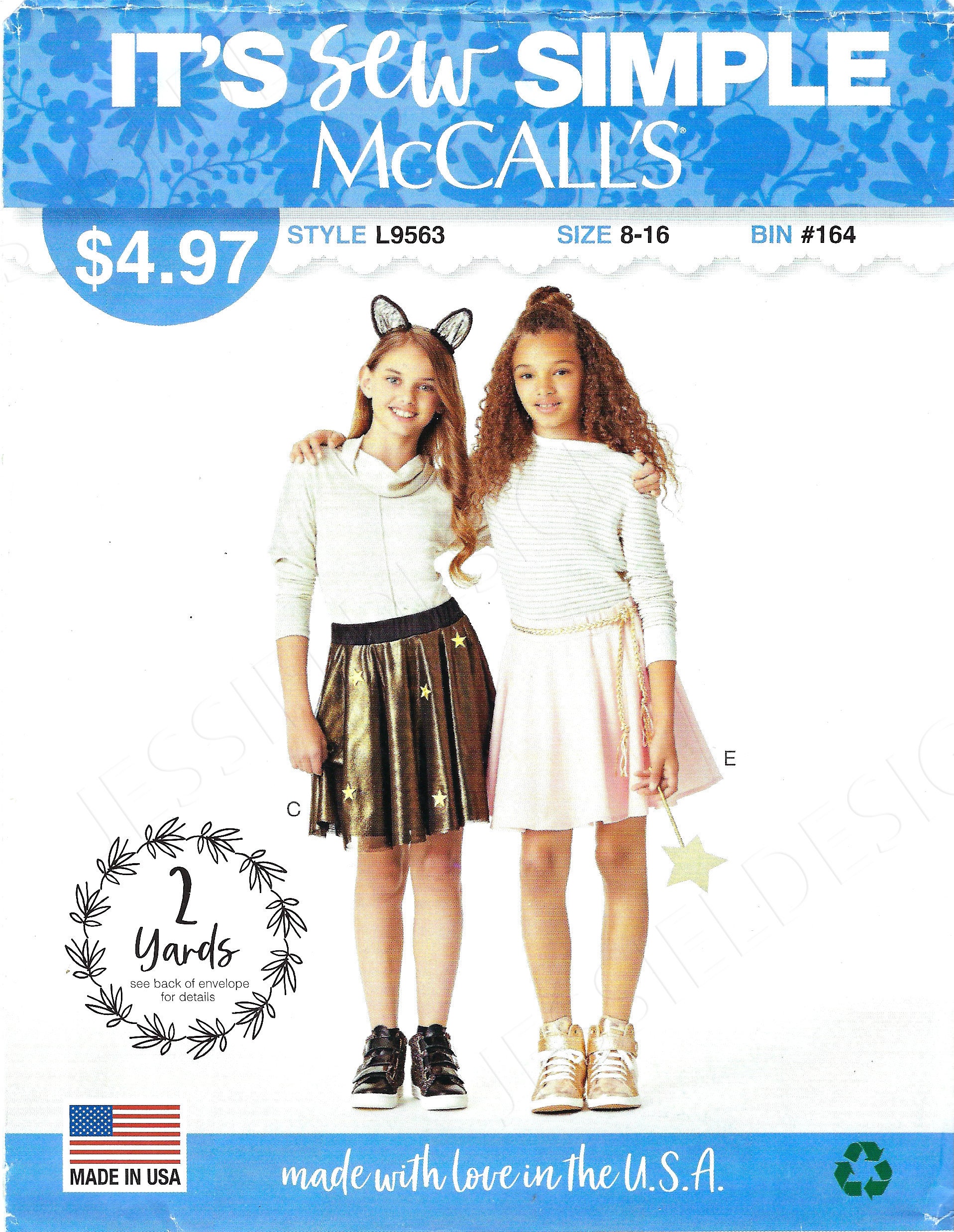 Uncut Mccalls Sew Sewing Pattern 9563 Girls Skirt Size 8-16 FF - Etsy