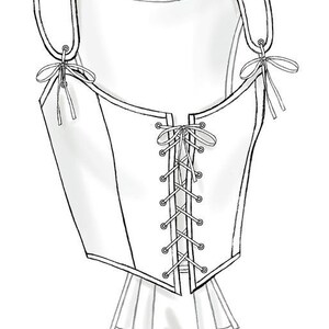 Uncut Butterick Sewing Pattern 4669 Laced Corsets With Peplum ...