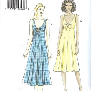 Uncut Vogue Sewing Pattern Dress Vogue 9312 Very Easy Stretch Knit ...