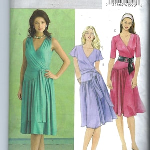 Uncut Butterick Sewing Pattern 5027 Dress Pattern Sizes 8-14 16-22 FF ...