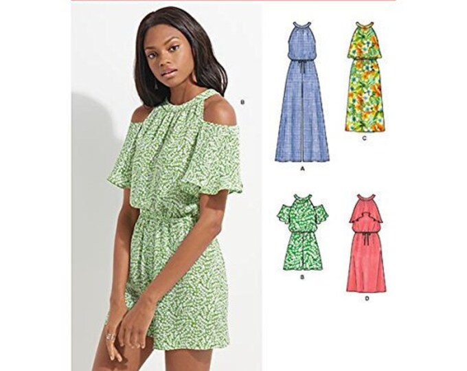 Uncut New Look 558 6489 - Misses' Jumpsuit, Romper and Dress Sewing ...