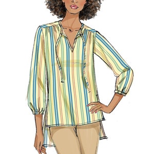 Uncut Butterick Patterns 6378 B6378 Misses Top and Tunic Sizes A5 6-8 ...