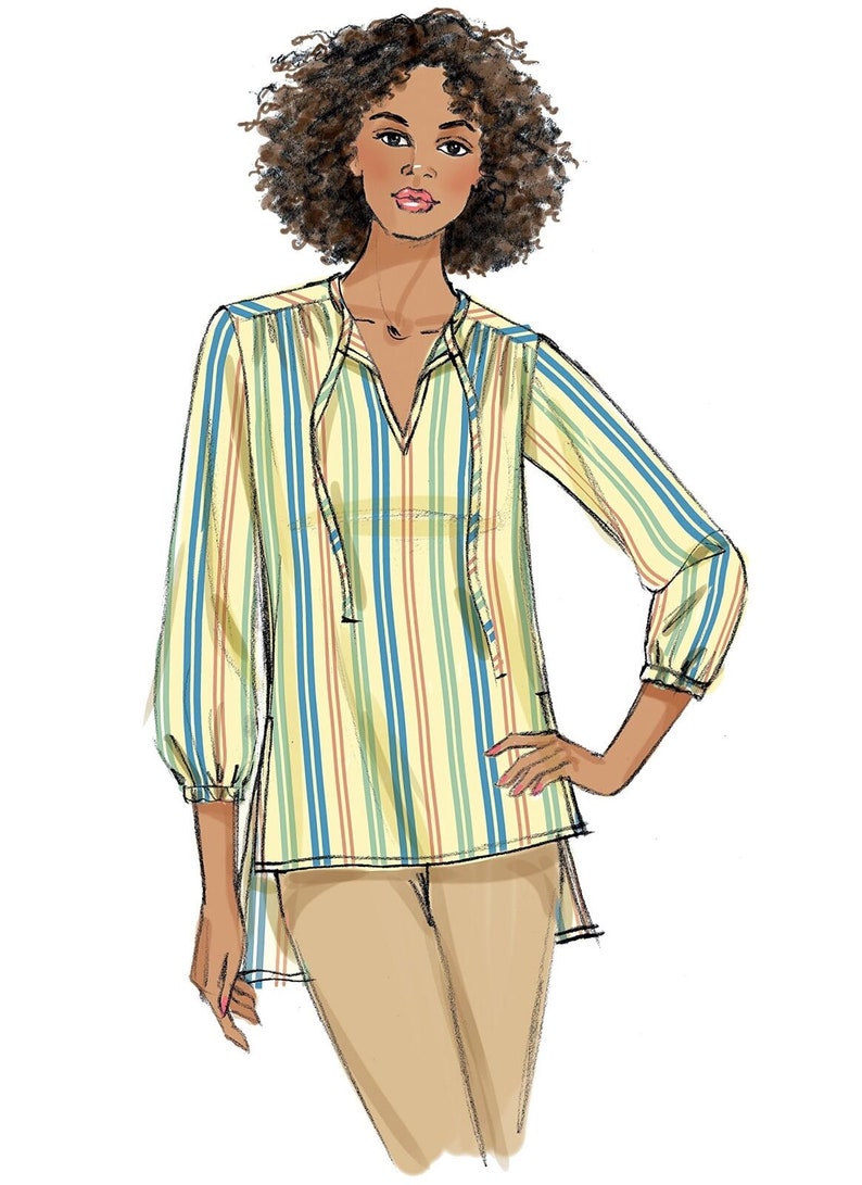 Uncut Butterick Patterns 6378 B6378 Misses Top and Tunic Sizes - Etsy