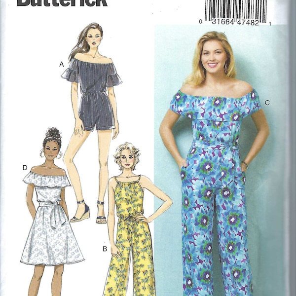 Uncut Butterick Sewing Pattern 6570 Misses Jacket, Vest, Shaped Front ...