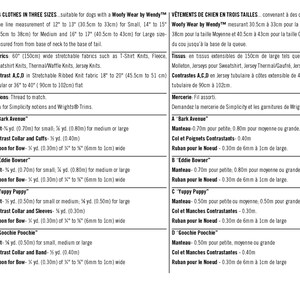 Uncut Simplicity Sewing Pattern 3939 Dog Clothes Sewing Pattern Dog ...