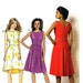 Uncut Butterick Sewing Pattern 6016 Figure Flattering Sleevess Dress ...