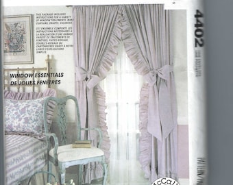 Uncut Mccalls Sew Sewing Pattern 4329 UNCUT Pattern for Window ...