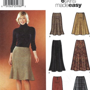 Uncut Simplicity Sewing Pattern 5914 Skirt Sewing Pattern, Sizes 6-12 ...
