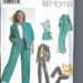 Uncut Simplicity Sewing Patterns 1020 AA Easy to Sew Misses Scrub Pants ...