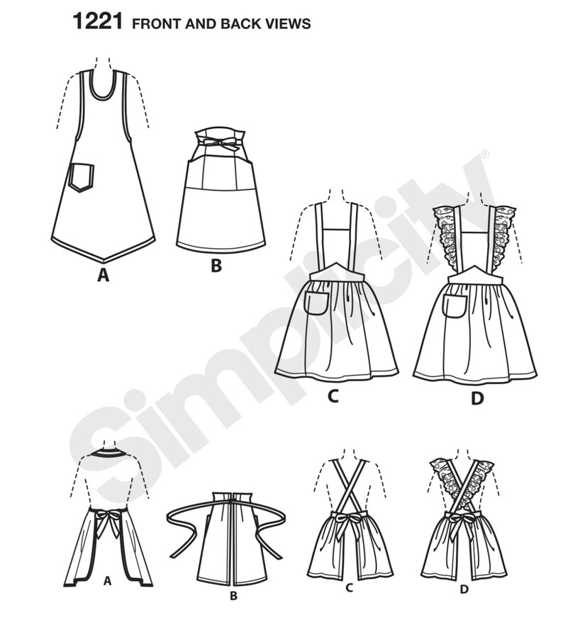 Uncut Simplicity Sewing Pattern 10159 1221 Misses' Vintage - Etsy