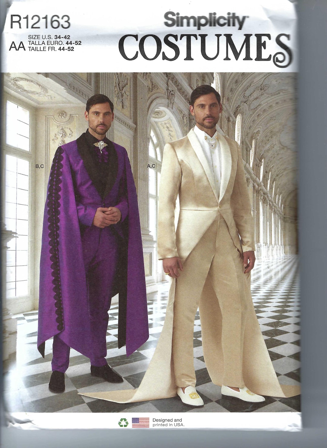 Uncut Simplicity Sewing Pattern Men's Costume Suits Simplicity Sewing ...