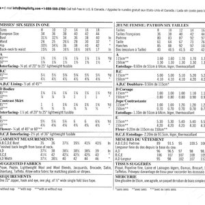 Uncut New Look Sewing Pattern 6094 Misses' Straight or Fit and Flared ...