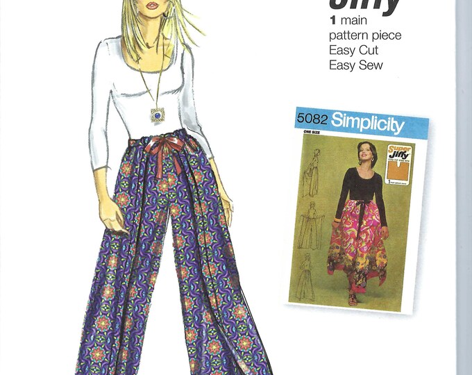 Uncut Simplicity Sewing Pattern 11654 9595 Misses Super Jiffy Wrap and ...