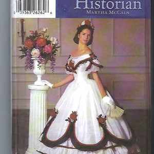 Uncut Simplicity Sewing Pattern 5724 Fashion Historian Ball Gown ...