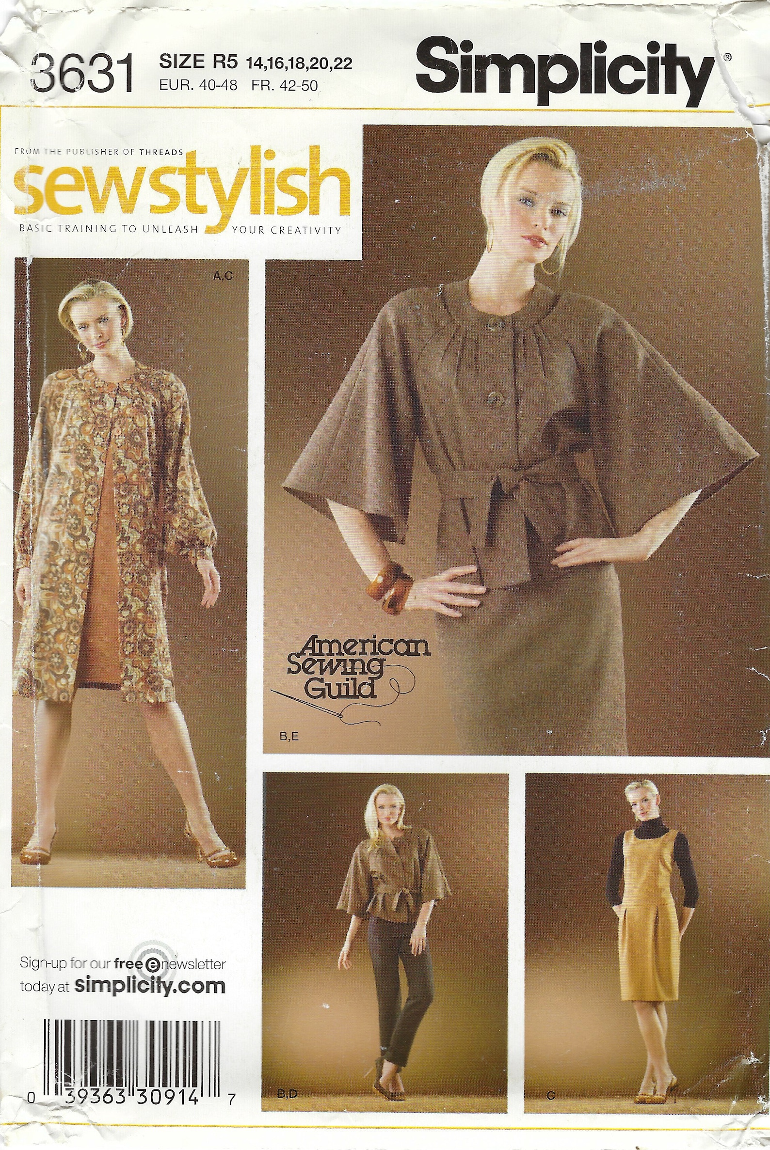 Uncut Simplicity sewing Pattern 3631 Sewing Pattern Jacket | Etsy