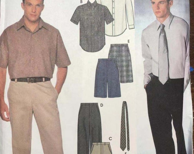 Uncut Simplicity 9469 Sewing Pattern From 2000: Men's Shirts, Pants ...