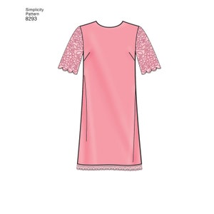 Uncut Simplicity 8293 Misses'/miss Petite Dresses With Sleeve ...