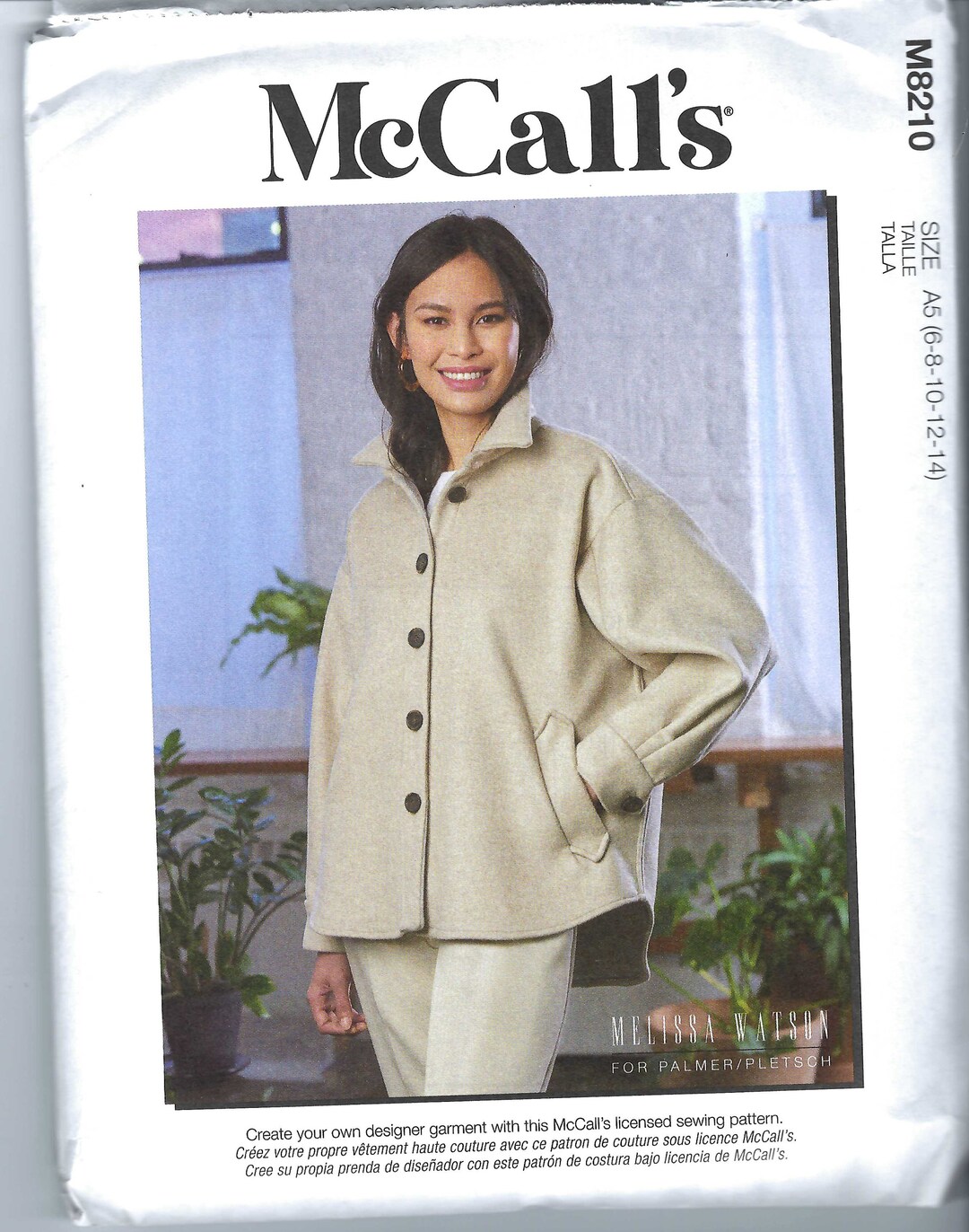 Uncut Mccalls Sewing Pattern Misses' Jacket Mccall's Sewing Pattern ...