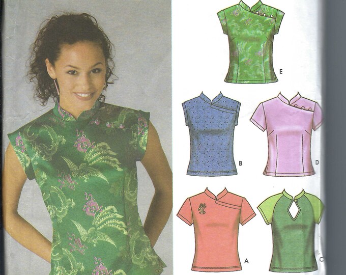Uncut Simplicity Sewing Pattern 5098 Asian Inspired Misses Knit & Woven ...