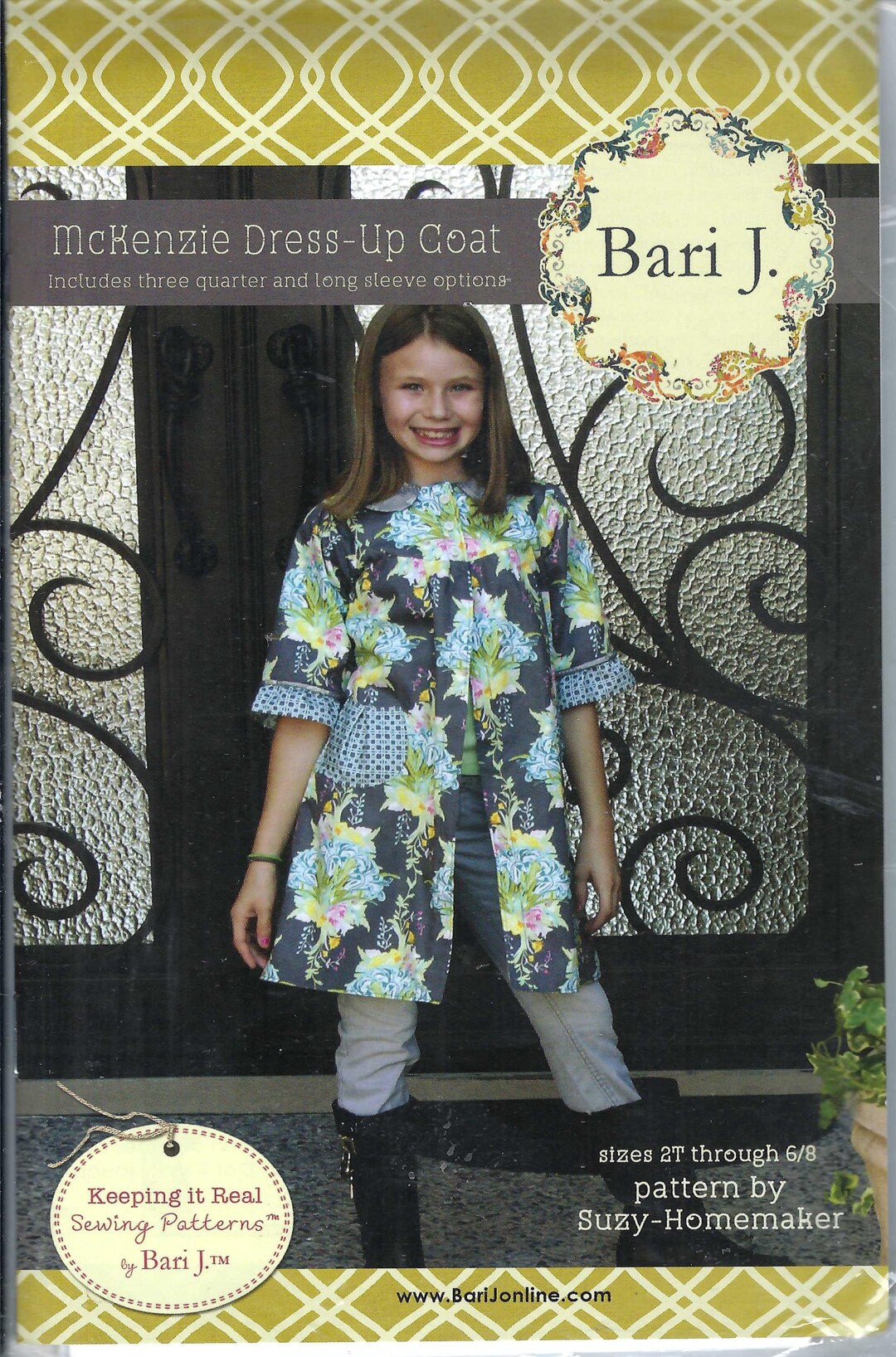 Uncut Bari J. Sewing Pattern Mckenzie Dress-up Coat 2T-8 - Etsy