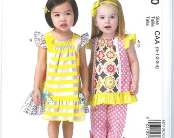 Uncut Mccall's Sewing Pattern 9538 Girl Dress Size 1/2-4 FF - Etsy