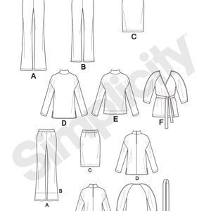 Uncut Simplicity Sewing Pattern 10034 8748 Misses'miss Petite ...