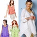 Fast & Easy to Sew Tops Sizes Xs-m L-XL-XXL Butterick 6056 UNCUT Sewing ...