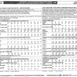 Uncut Simplicity Sewing Patterns 1020 AA Easy to Sew Misses Scrub Pants ...