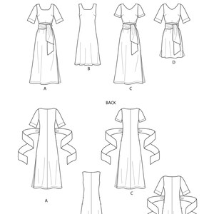 Uncut Simplicity Sewing Pattern 10114 8871 Misses' Petite Wrap Tie ...